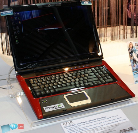 Lançamento: Asus G71GX - 12GB RAM, GeForce GTX 260M 1Gb DDR3 ...
