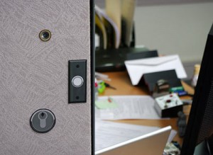 Cubical Door Lock Stickers