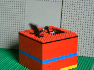 Lego used to Recreate the “Most Useless Machine”